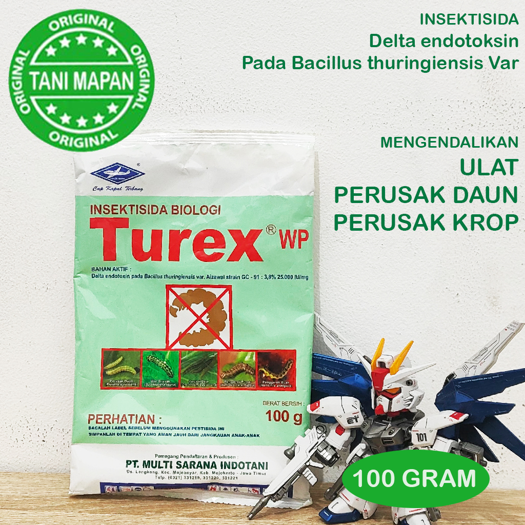 Jual TUREX - 100 Gram (Delta Endotoksin Pada Bacillus thuringiensis Var ...