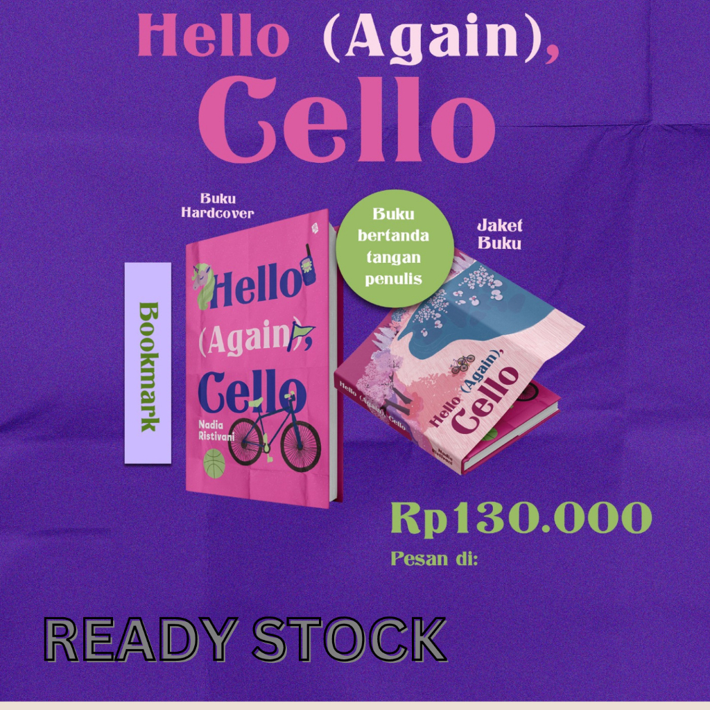 Jual NOVEL Hello (Again), Cello - Nadia Ristivani (Hardcaver) buku original | Shopee Indonesia