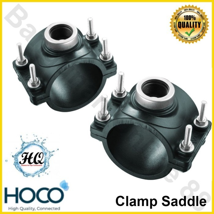 Jual Klem Sadel HDPE 2.5" x 1/2" inch Clamp Saddle 75 mm x 1/2" HDPE | Shopee Indonesia
