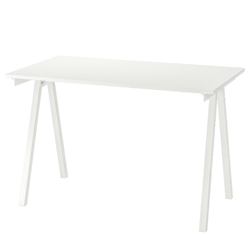 Jual Meja Kantor Putih 120x70 cm IKEA Trotten Asli Original ORI Bentuk ...