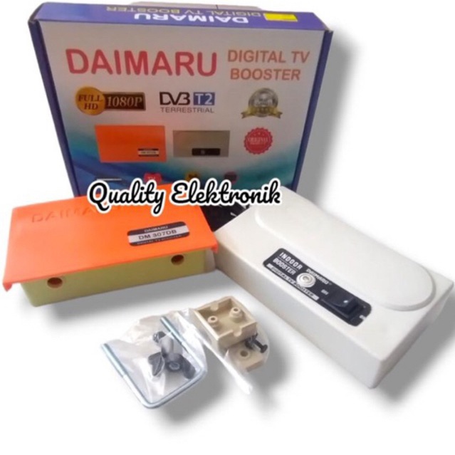 Jual ALAT PENGUAT SINYAL ANTENA TV DIGITAL BOOSTER SET ISI 2 BOOSTER ATAS DAN BAWAH DAIMARU ...