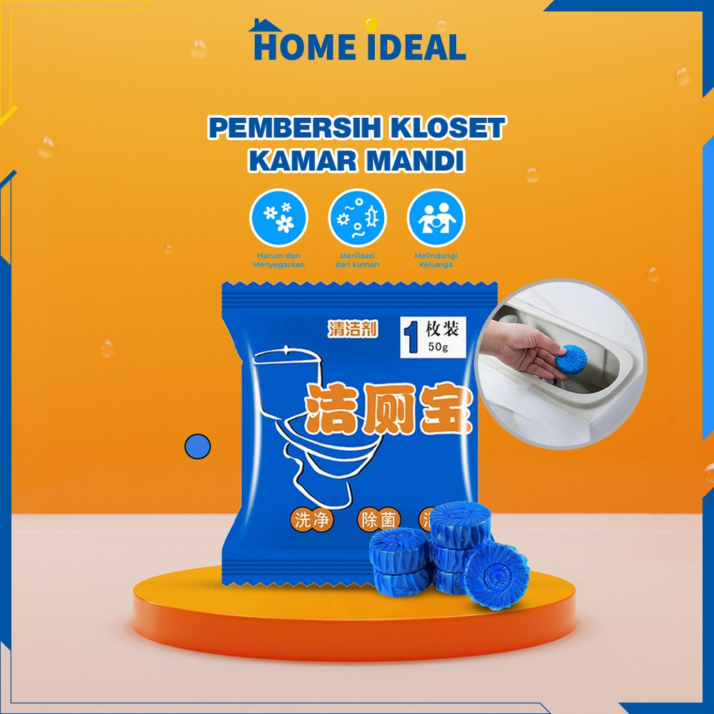 Jual Tablet Biru Pembersih Toilet Anti Bau Penyegar Pewangi WC ...