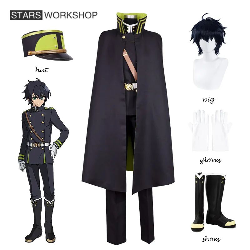 Jual Anime Seraph Owari No Seraph Yuichiro Hyakuya Cosplay Kostum ...