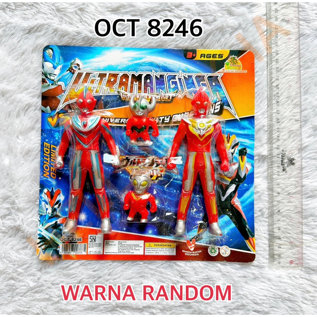 Jual MAINAN OCT 8246 ULTRAMAN GINGA ISI 4 PCS ROBOT SUPERHERO BESAR ...