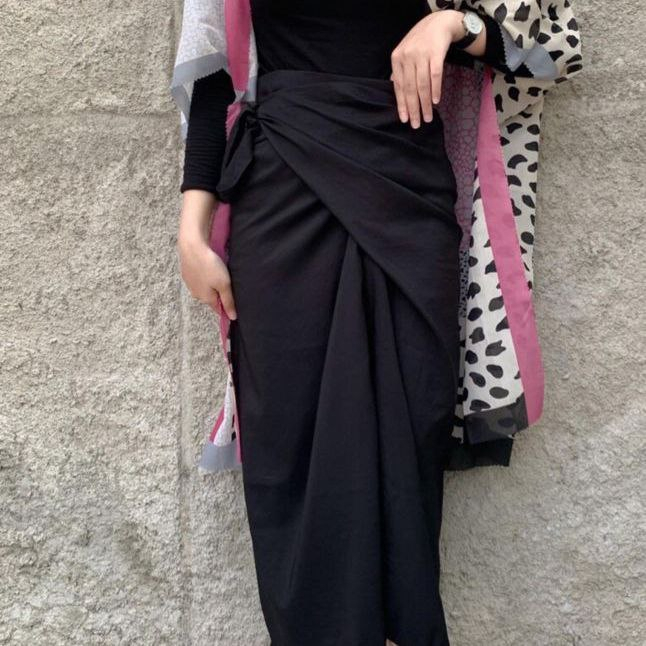 Jual ROK LILIT INSTAN SATIN | ROK LILIT POLOS | ROK LILIT SATIN | SATIN ...