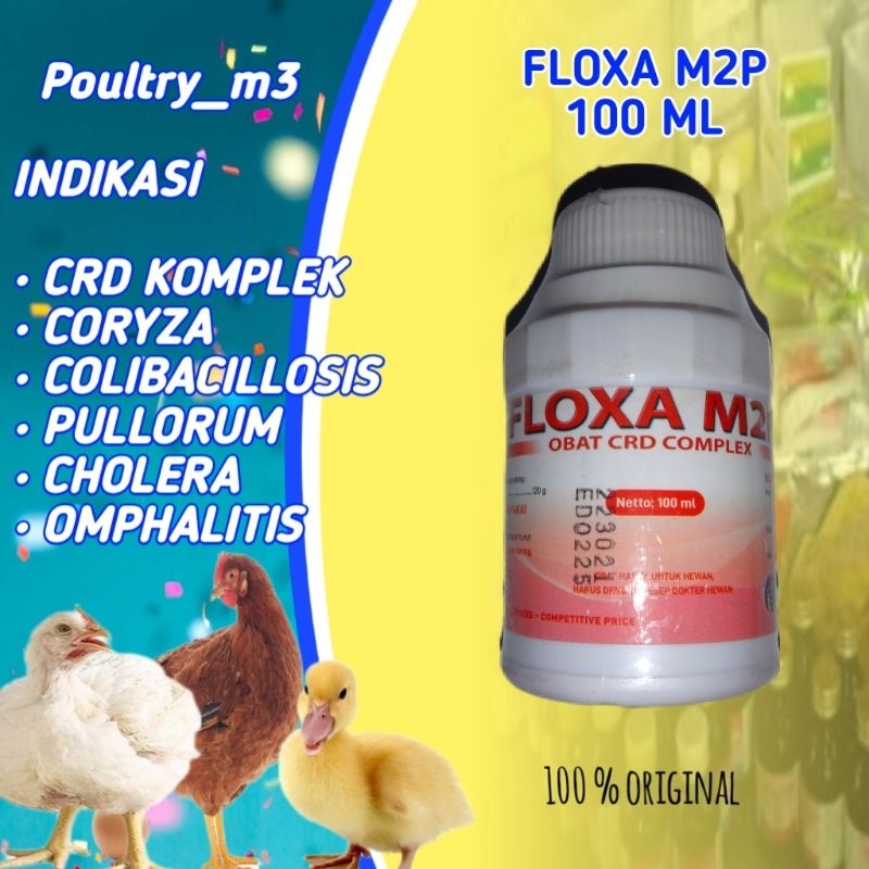 Jual FLOXA M2P 100 ML ( obat crd complek) | Shopee Indonesia