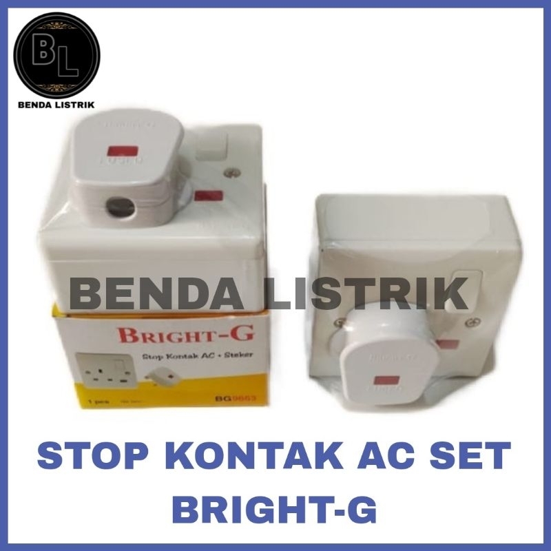 Jual Stop kontak AC BRIGHT-G - Stop kontak Ac BRIGHT-G - BG 9663 ...