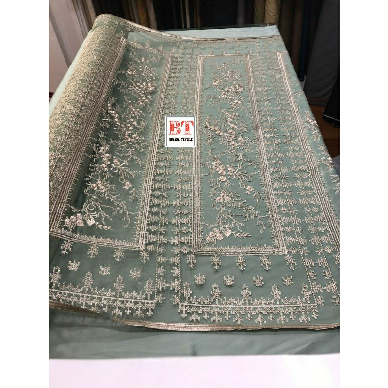 Jual kain tile bordir/ tile raya kotak || harga per setengah mtr ...