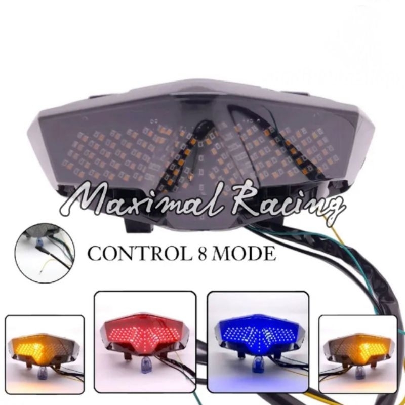 Jual LAMPU STOP + SEN 3 IN 1 LED RUNNING OTOMATIS GANTI MODE WD 108 ...