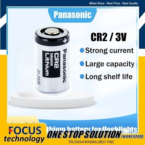 Jual Baterai Panasonic CR2 3V Lithium Photo CR 2 Battery Batre CR2 3 Volt CR 2W Camera dan ...