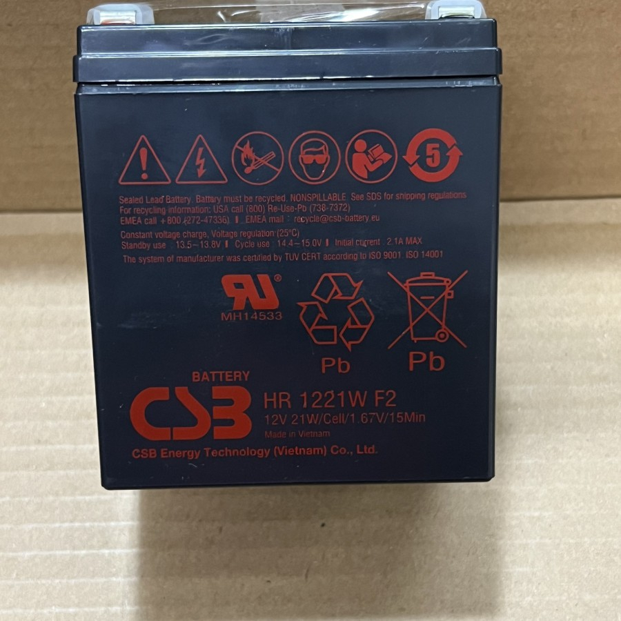 Jual Battery Original untuk Ups Apc, Baterai CSB CS3 HR1221W (CS3 12v ...