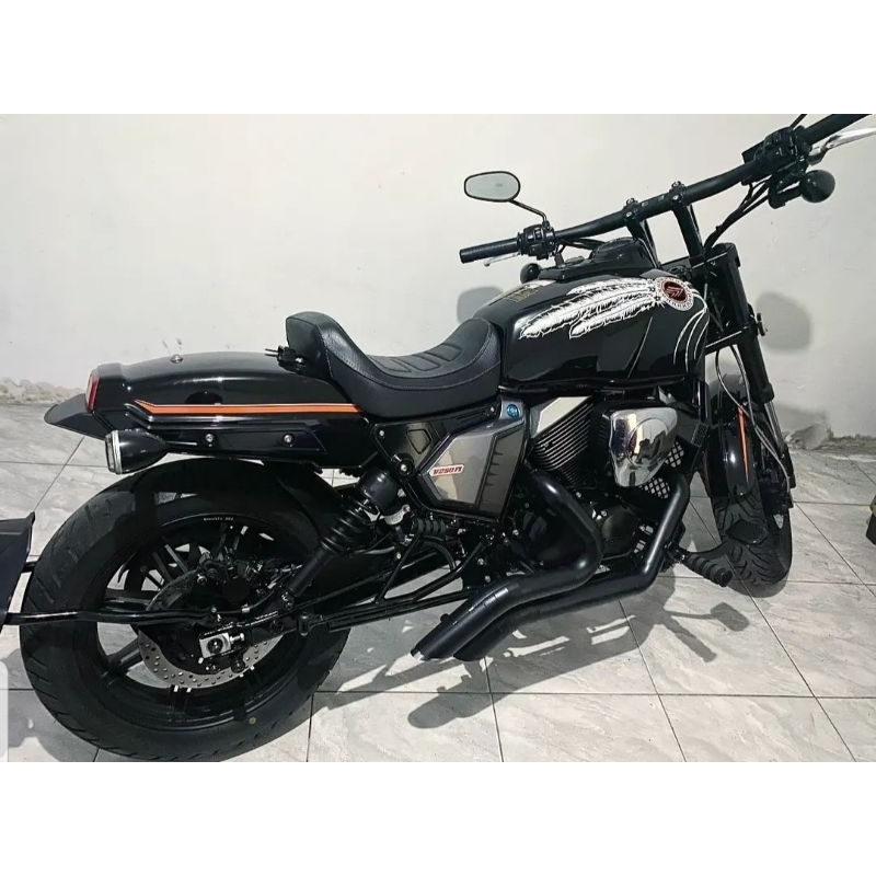 Jual Knalpot Custom Beneli Keeway V250Fi V250Fi Model Harley Davidson ...