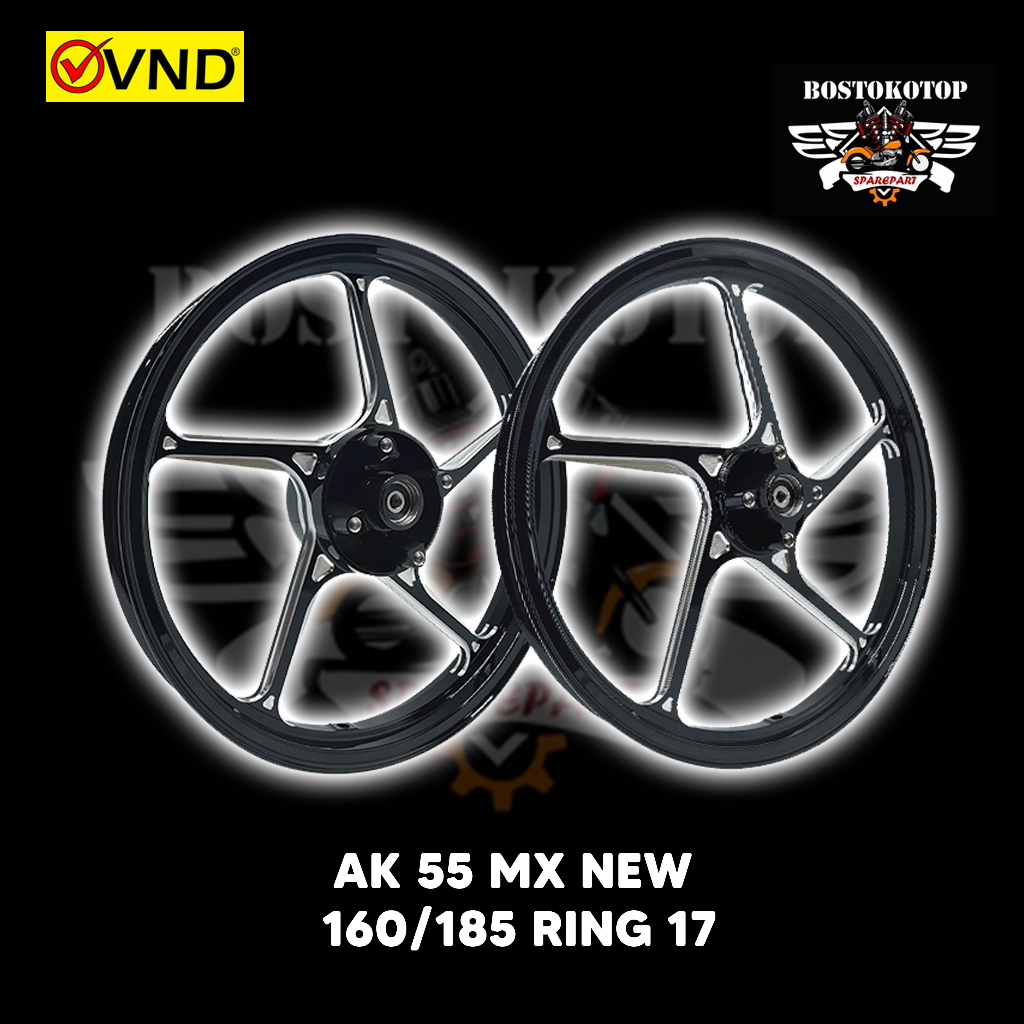 Jual VND Racing Velg AK 55 Palang 5 Model Enkei X1R Taka Set Depan Belakang Yamaha Jupiter Jupi ...