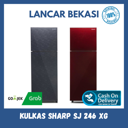 Jual KULKAS SHARP SJ 246 XG LEMARI ES 2 PINTU - GARANSI RESMI | Shopee Indonesia