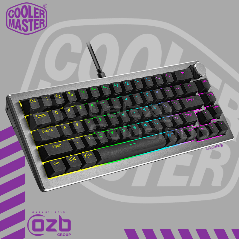 Jual Cooler Master CK720 Grey RGB 65% Mechanical Gaming Keyboard ...