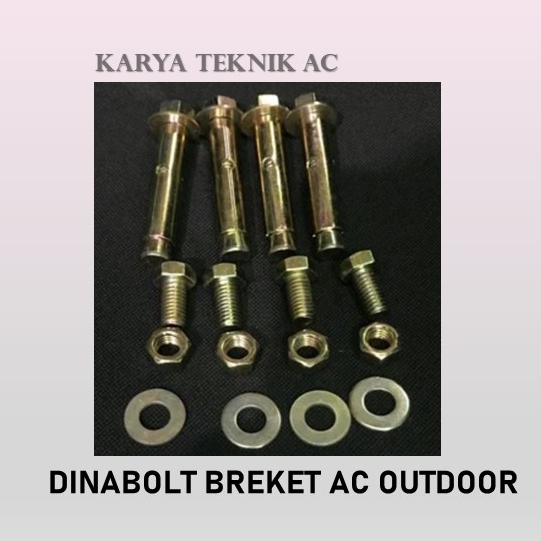 Jual DINABOLT BREKET AC/DINABOLT GANTUNG BREKET OUTDOOR | Shopee Indonesia