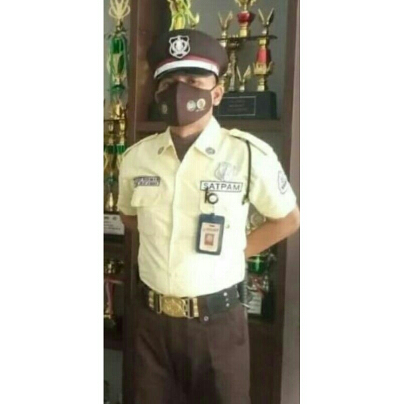 Jual Seragam Satpam security PDH cream | Shopee Indonesia