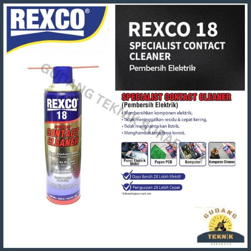 Jual Rexco 18 Specialist Contact Cleaner (500ml) Pembersih Elektronik ...