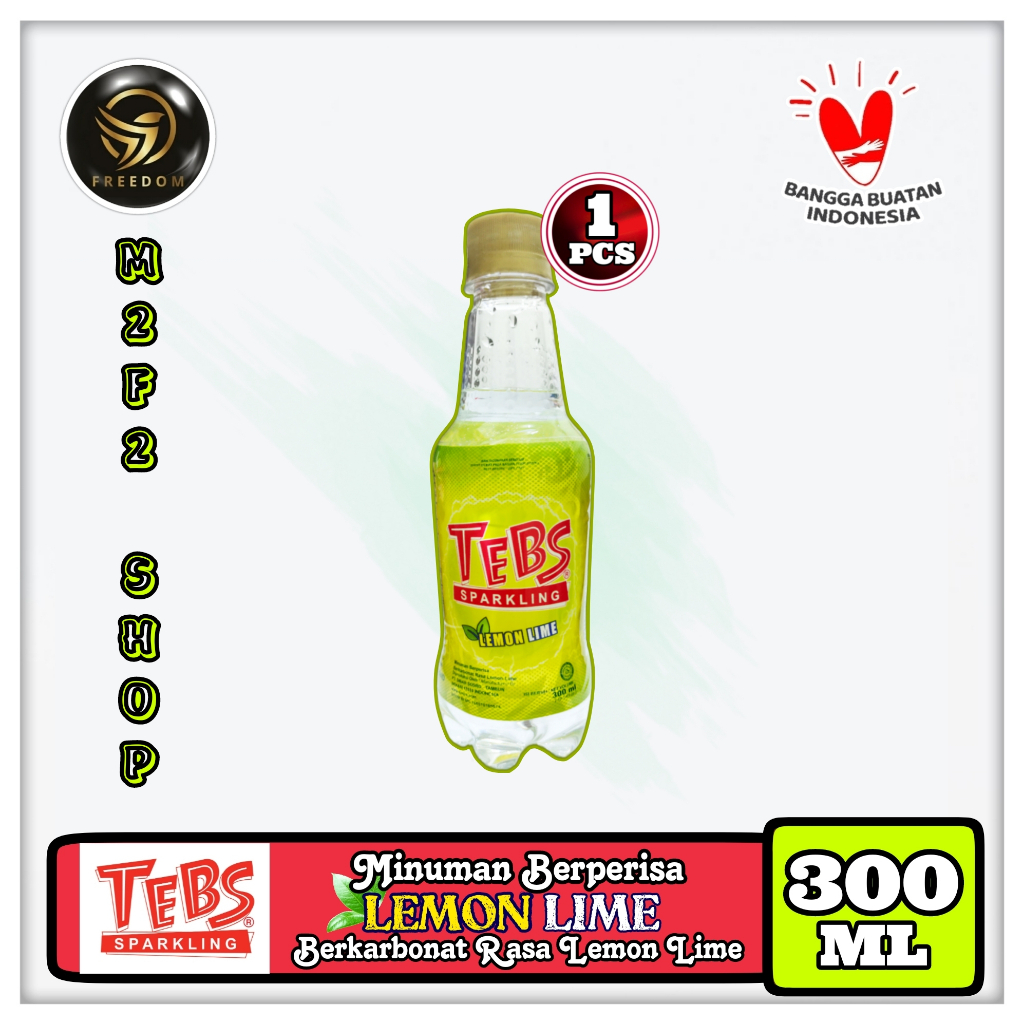 Jual TEBS Sparkling Soda Lemon Lime Botol Pet - 300 ml (Kemasan Satuan ...