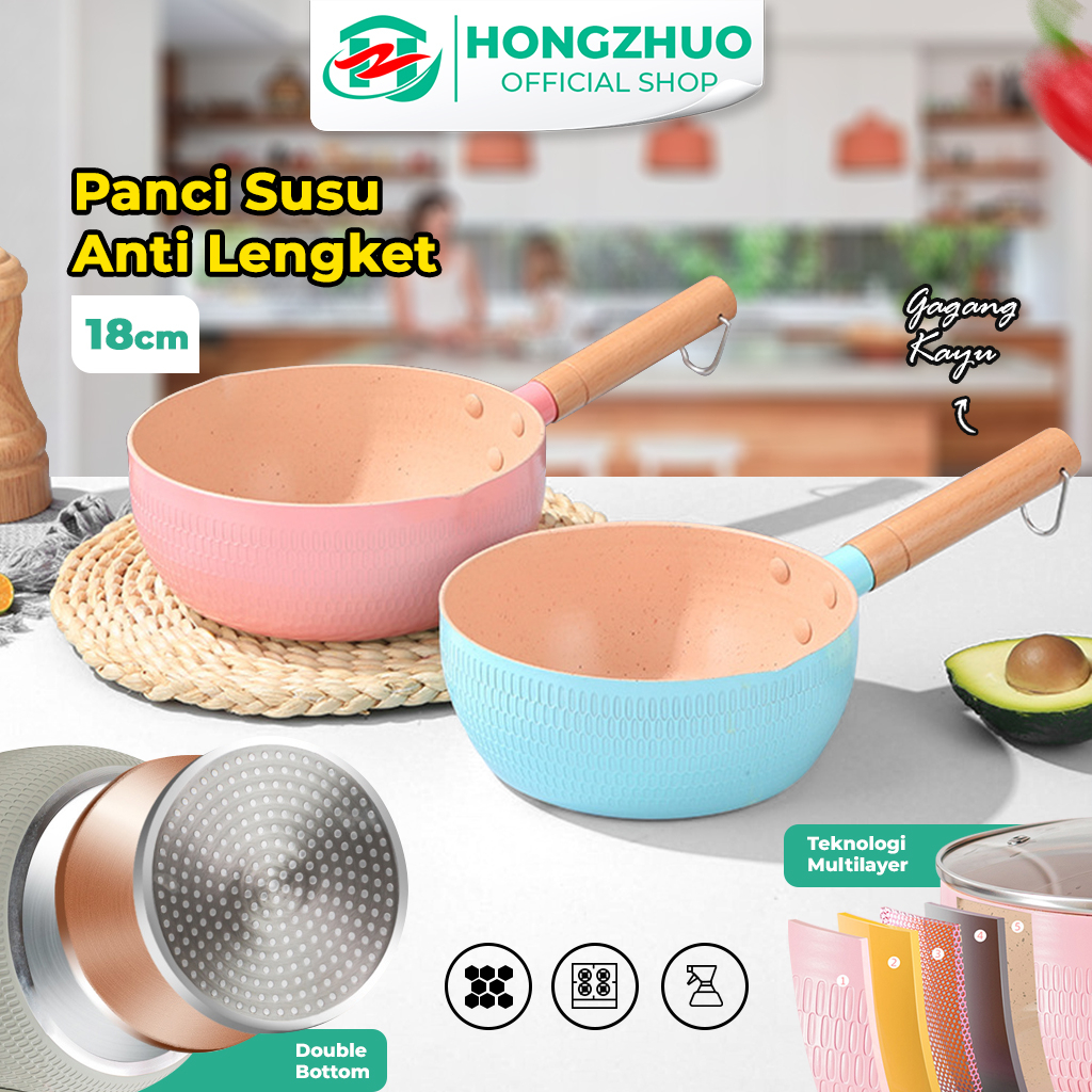 Jual Hongzhuo Panci Susu/ Sauce Pot/Panci Multifungsi/ Panci Groeng ...