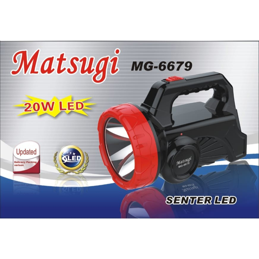 Jual Senter Charge LED Putih Genggam jarak jauh Flashlight | Shopee ...