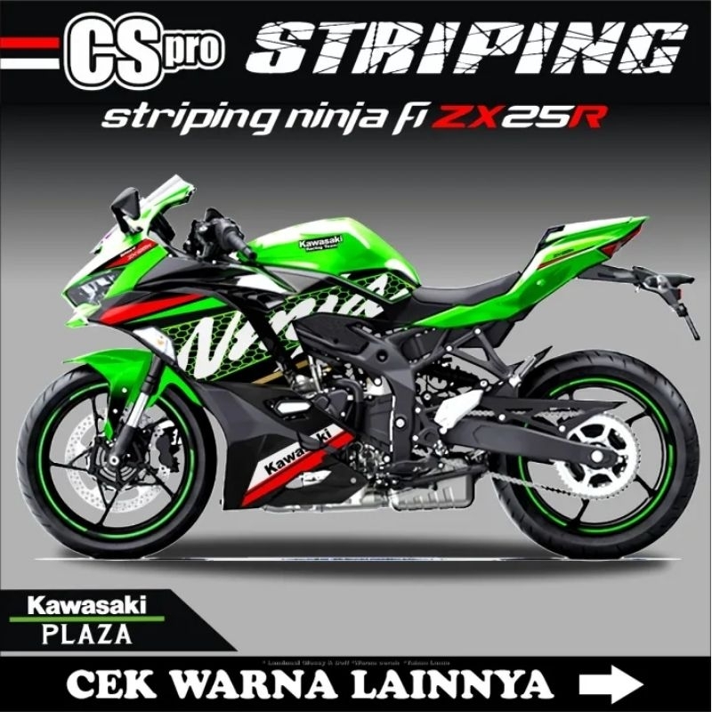 Jual STIKER STRIPING NINJA ZX25R / Sticker Decal Kawasaki Ninja Zx25r ...