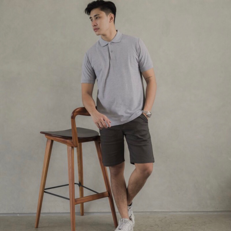 Jual Aljosa Polo Shirt Pria Polos Kaos Berkerah Shopee Indonesia