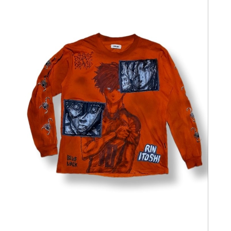 Jual Longsleeve design rework anime blue lock// rin | Shopee Indonesia