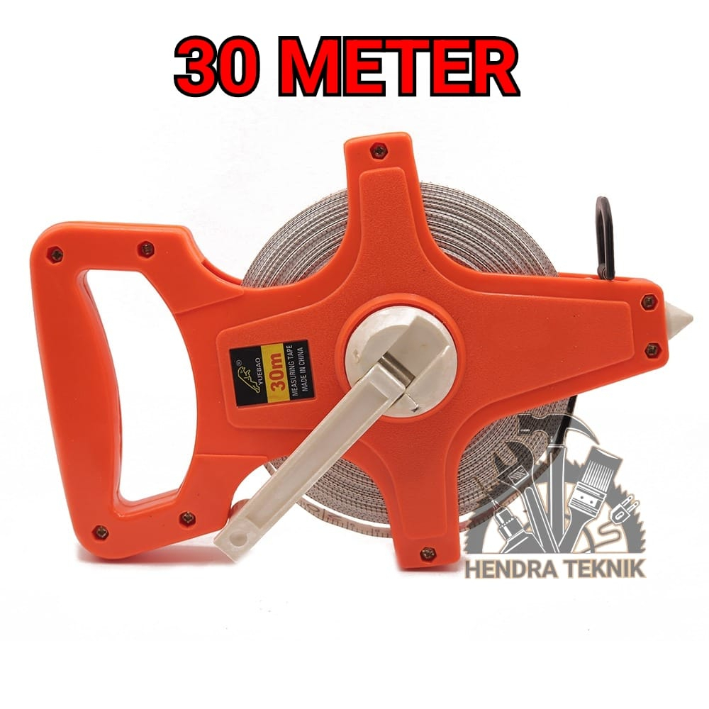 Jual METERAN FIBER 30M MURAH ROL METER TANCAP 30 M METERAN TUSUK FIBER ...