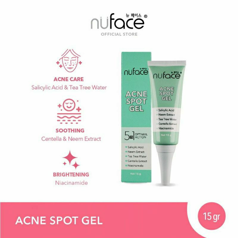 Jual Nuface Acne Spot Treatment Gel 15gr | Shopee Indonesia
