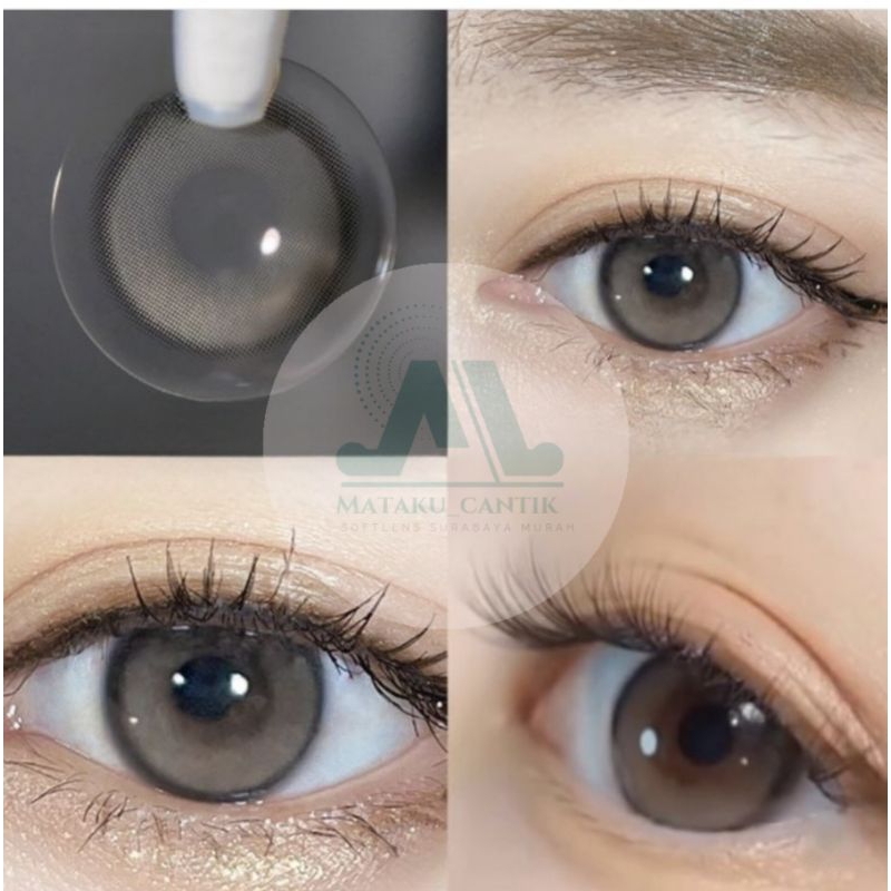 Jual Softlens Anak Sekolah Grey Charcoal Diameter 14.2 Premium ...