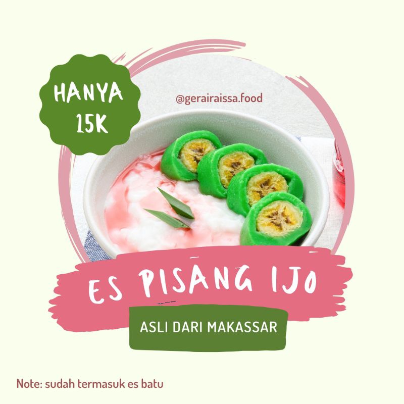 Jual Es Pisang Ijo khas makassar | Shopee Indonesia