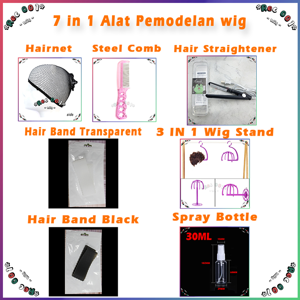 Jual 【Kombinasi Alat Pemodelan Wig】 Kombinasi Alat Penjepit Wig ...