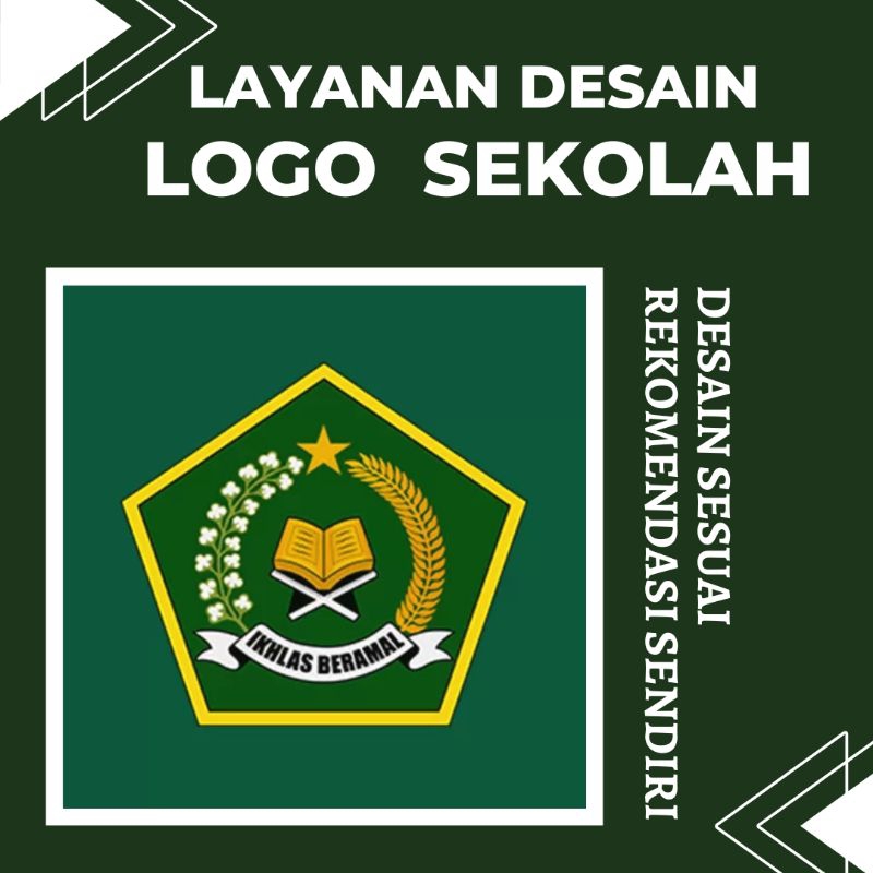 Jual JASA PEMBUATAN DESAIN LOGO SEKOLAH | Shopee Indonesia