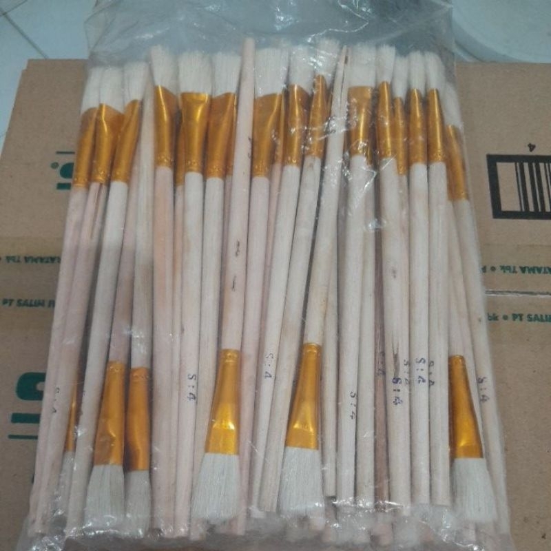 Jual kuas kayu kecil untuk olrsan | Shopee Indonesia