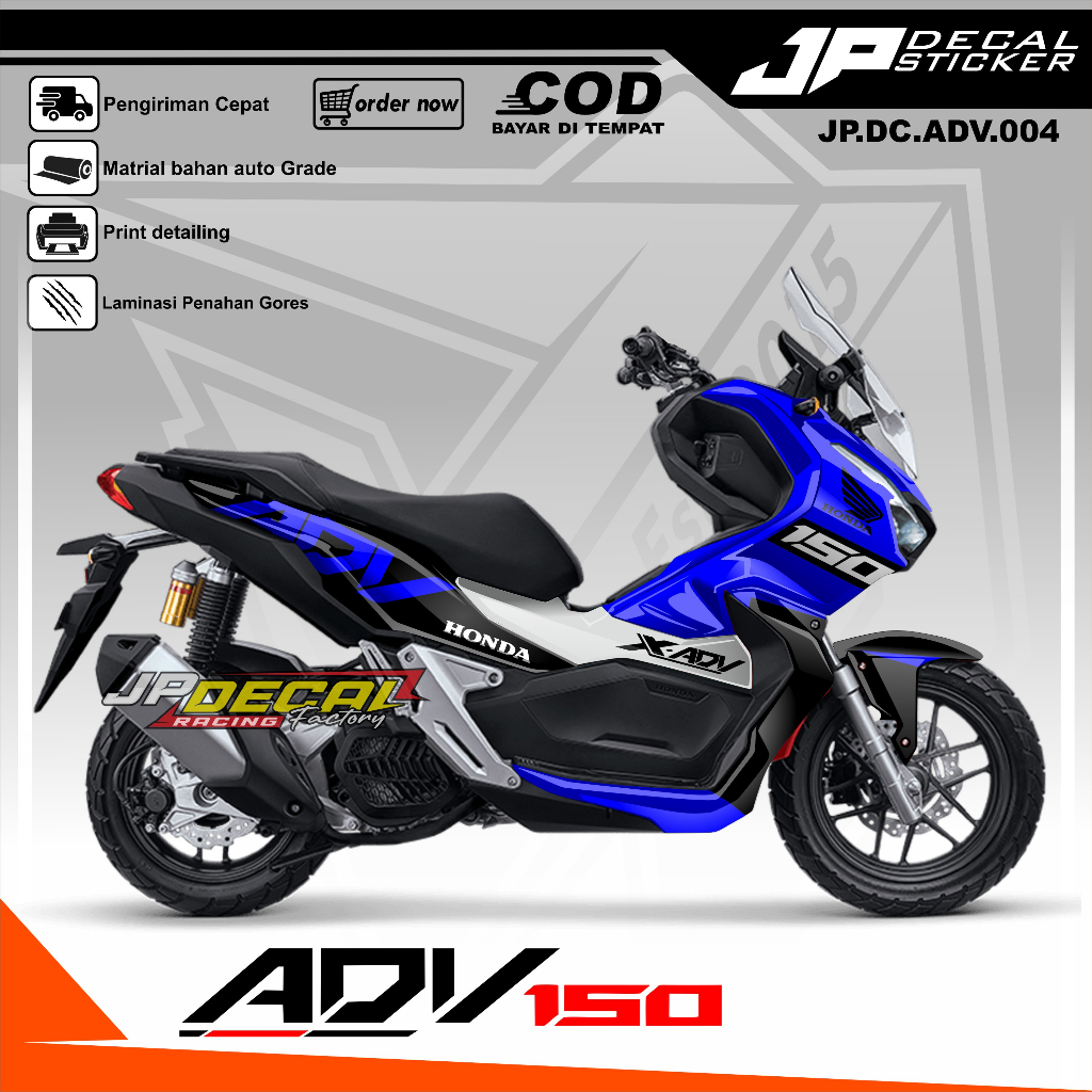 Jual Stiker Decal ADV 150 Full body - Dekal Sticker Motor Honda ADV 150 ...