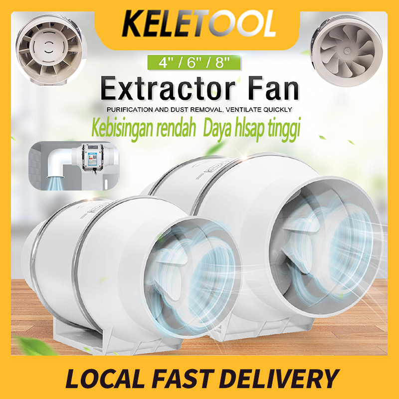 Jual exhaust fan atap Inline Duct fan Blower Hisap Kipas Angin Buang ...