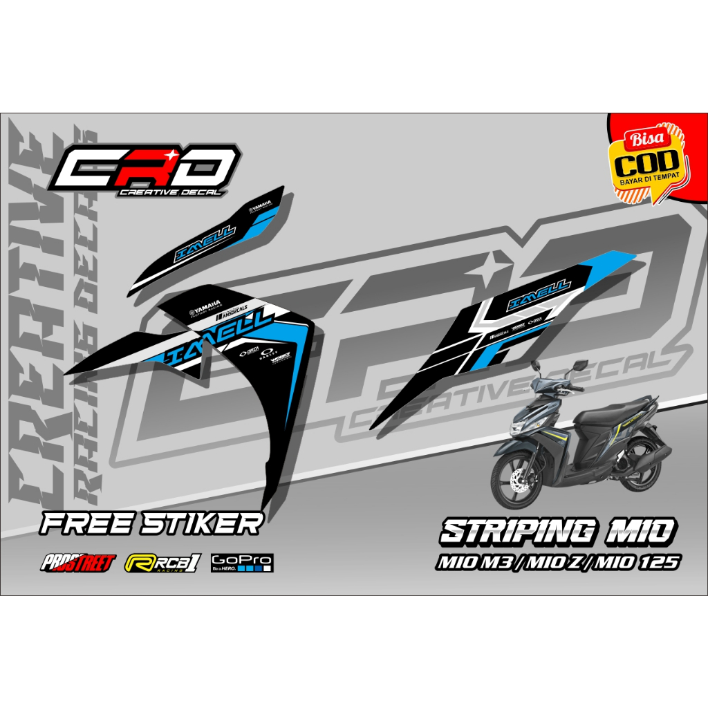 Jual Striping Mio Z striping mio M3 terbaru striping mio m3 variasi ...