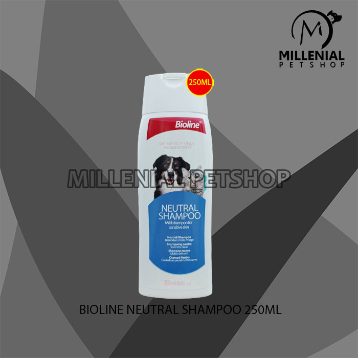 Jual Shampoo Kucing Anjing Bioline Neutral Shampoo 250 ml | Shopee ...