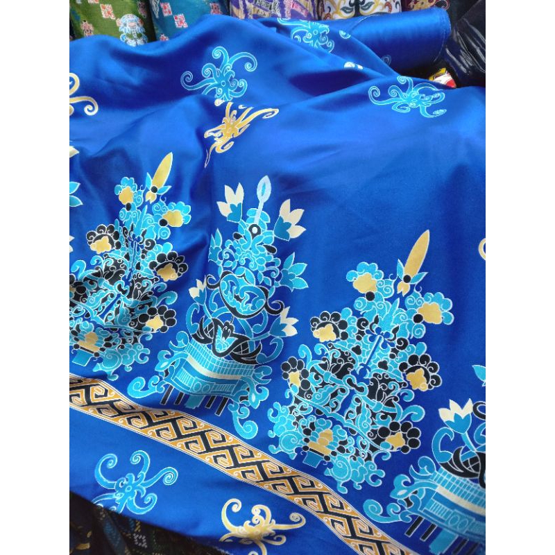 Jual kain batik khas kalteng harga per setengah meter atau 50cm ...