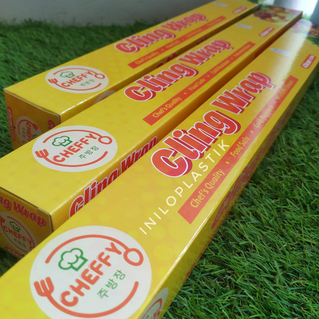 Jual Plastik Wrap Cheffy / Plastic wrap 45cm x 15m / Wrapping Film ...