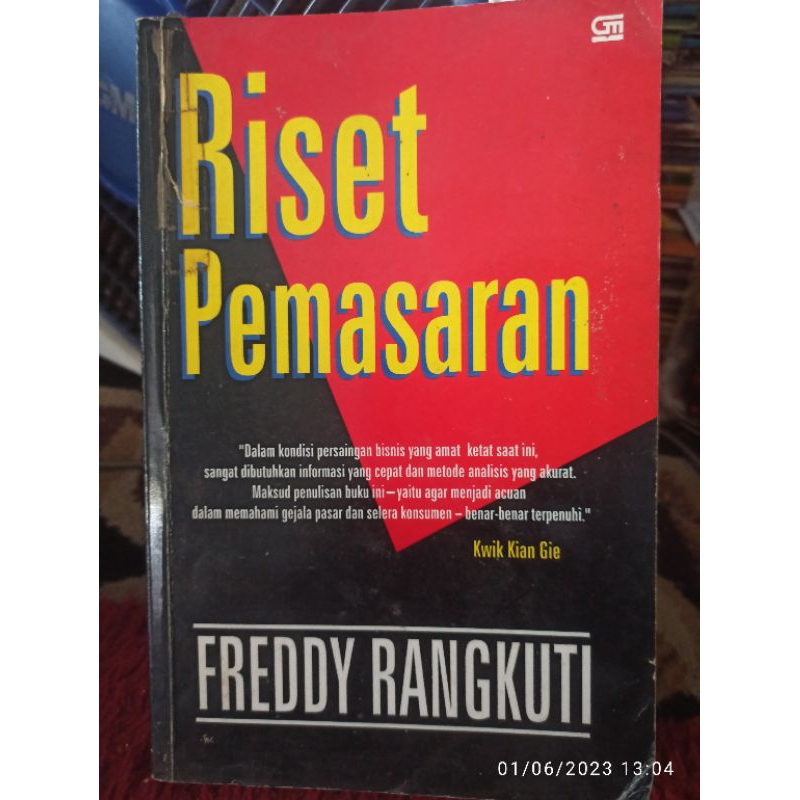 Jual buku Riset pemasaran by Freddy Rangkuti | Shopee Indonesia