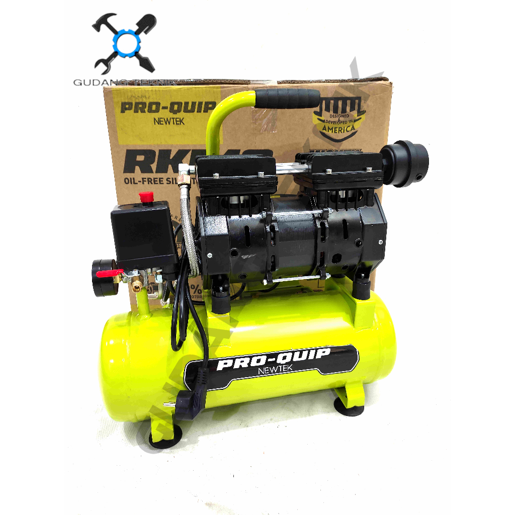 Jual Kompresor Angin 24L OILESS Listrik RKF24 PROQUIP 0.75Hp / Air ...
