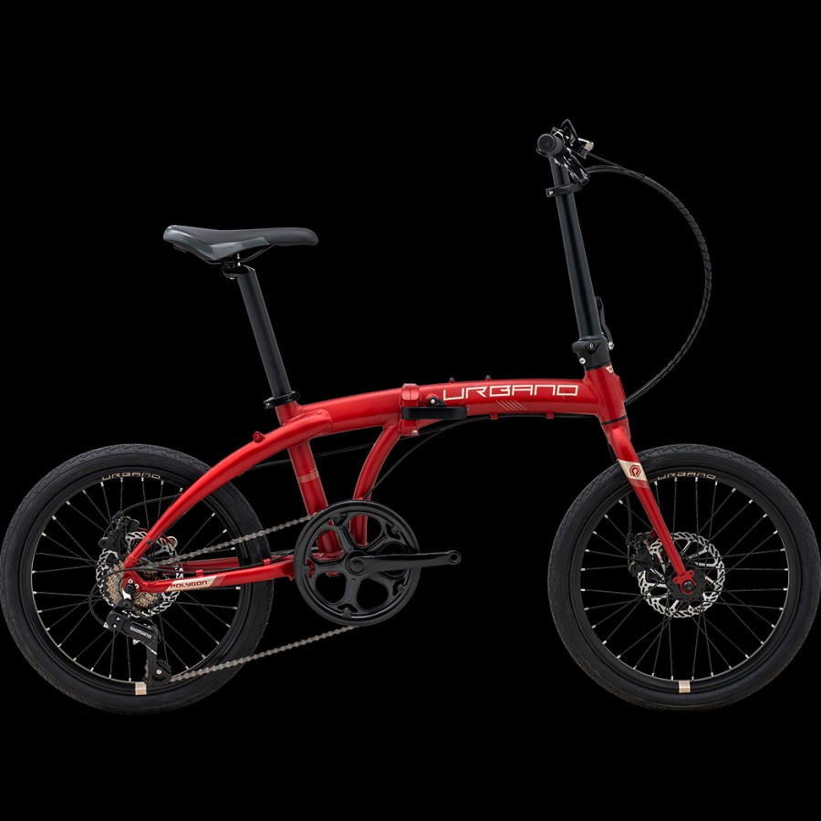Jual Sepeda lipat polygon URBANO 2 RED folding bike | Shopee Indonesia