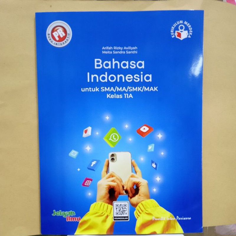 Jual Buku LKS PR Interaktif Bahasa Indonesia kelas 11A SMA,MA,SMK kurikulum merdeka intan ...