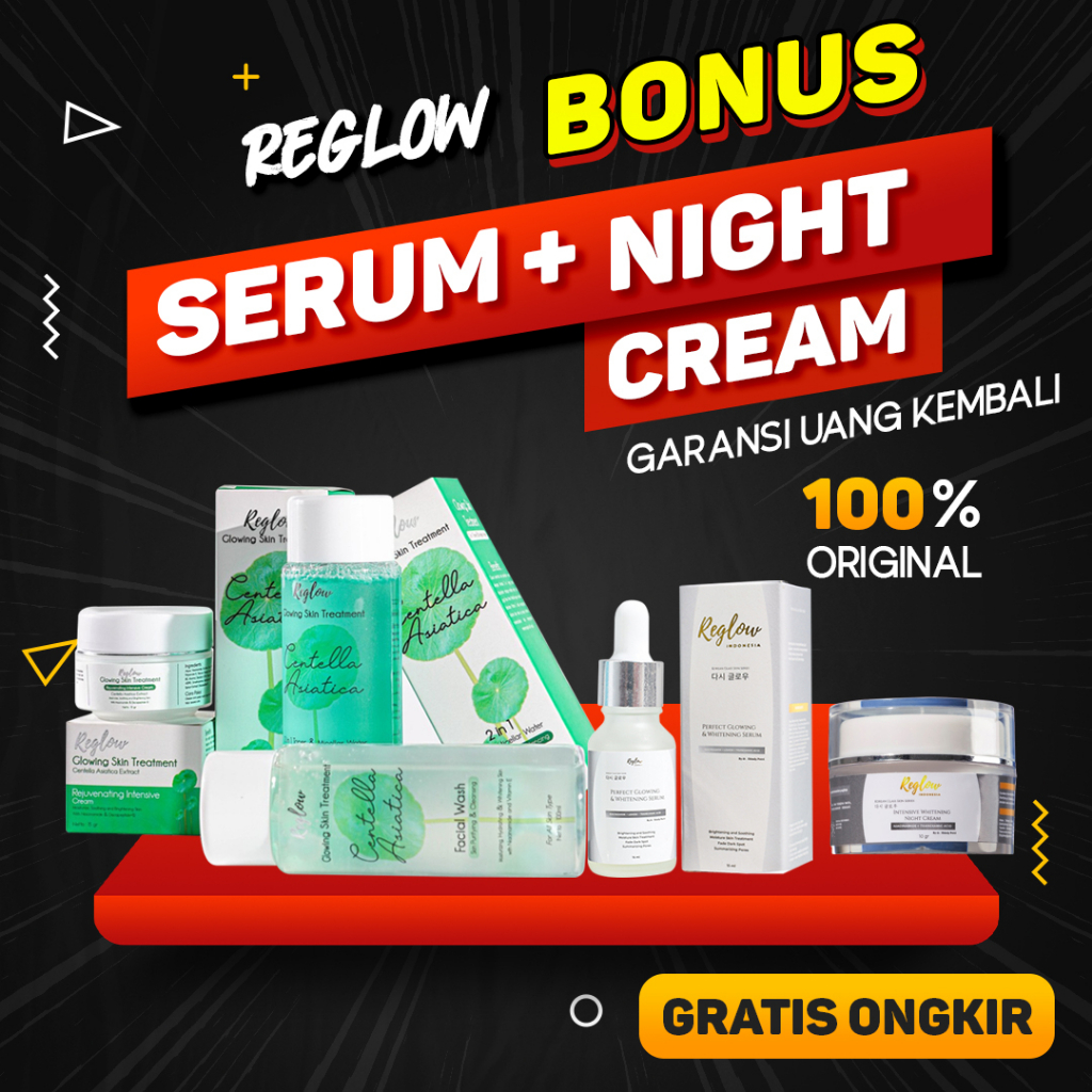 Jual [BISA COD] REGLOW Glow Skin Treatment Skincare Original Glowing ...
