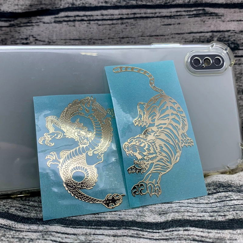 Jual Sticker hp aesthetic, stiker emblem, pola naga dan harimau kreatif ...