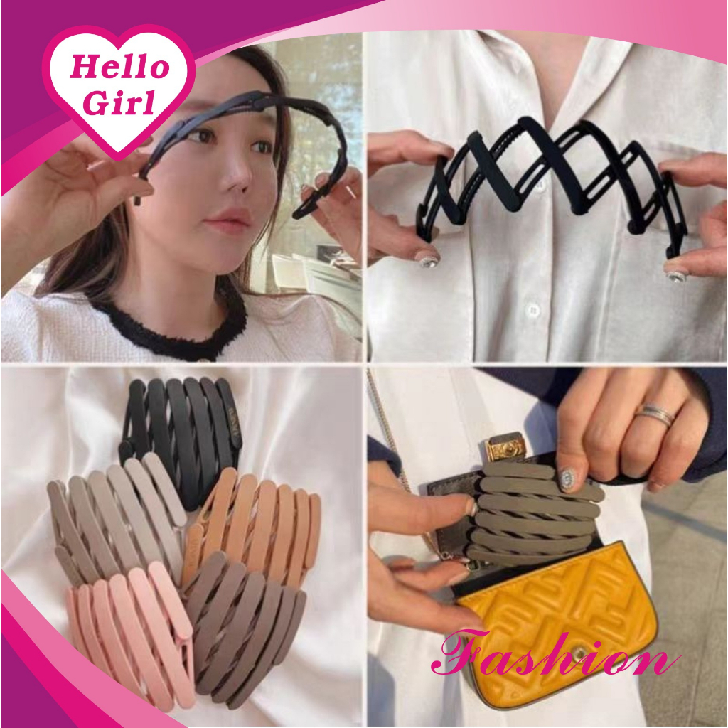 Jual (Hello Girl)F11 Bando Lipat Wanita /Doff Hairband Premium Import ...