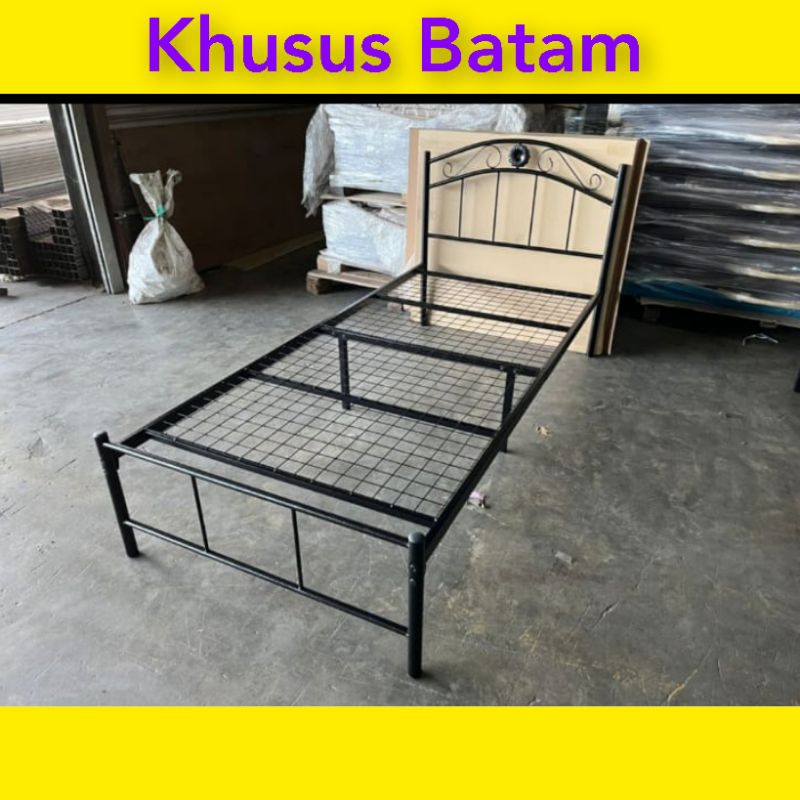 Jual RANGKA RANJANG BESI UK.150x190cm/rangka tempat tidur ( KHUSUS ...