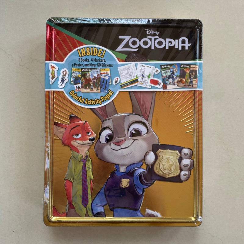 Jual Happy Tins | Disney Zootopia Collector’s Tin | Activity Pack ...